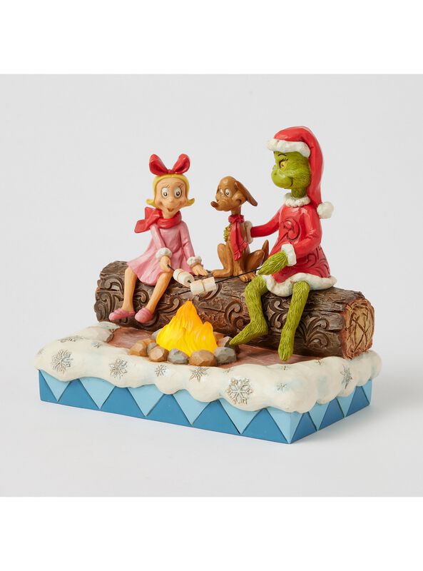 Grinch, Cindy Lou Who og Max rister skumfiduser med oplysningsfunktion ...
